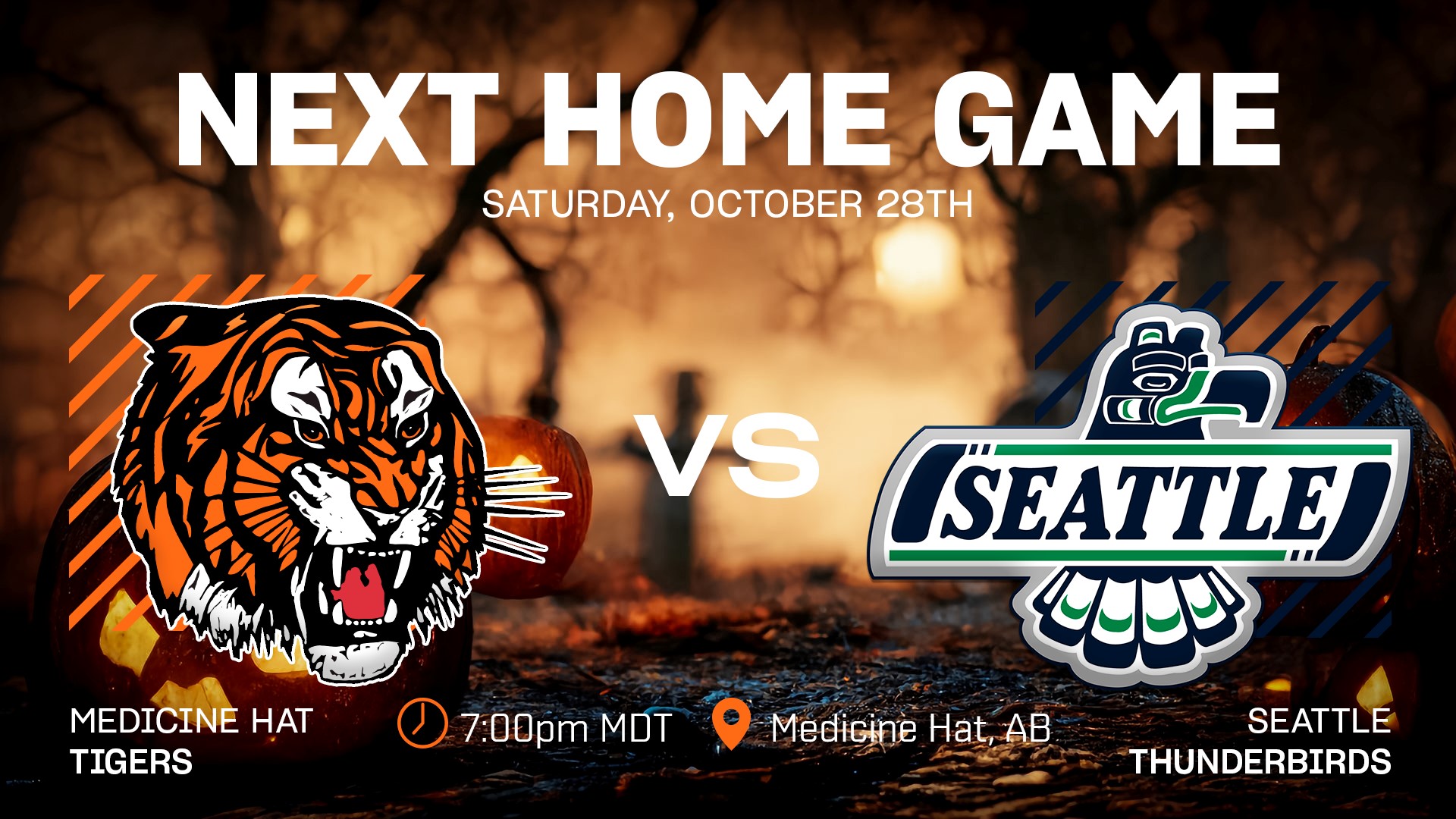 GAME DAY PREVIEW: GAME 14 VS SEATTLE - Medicine Hat Tigers