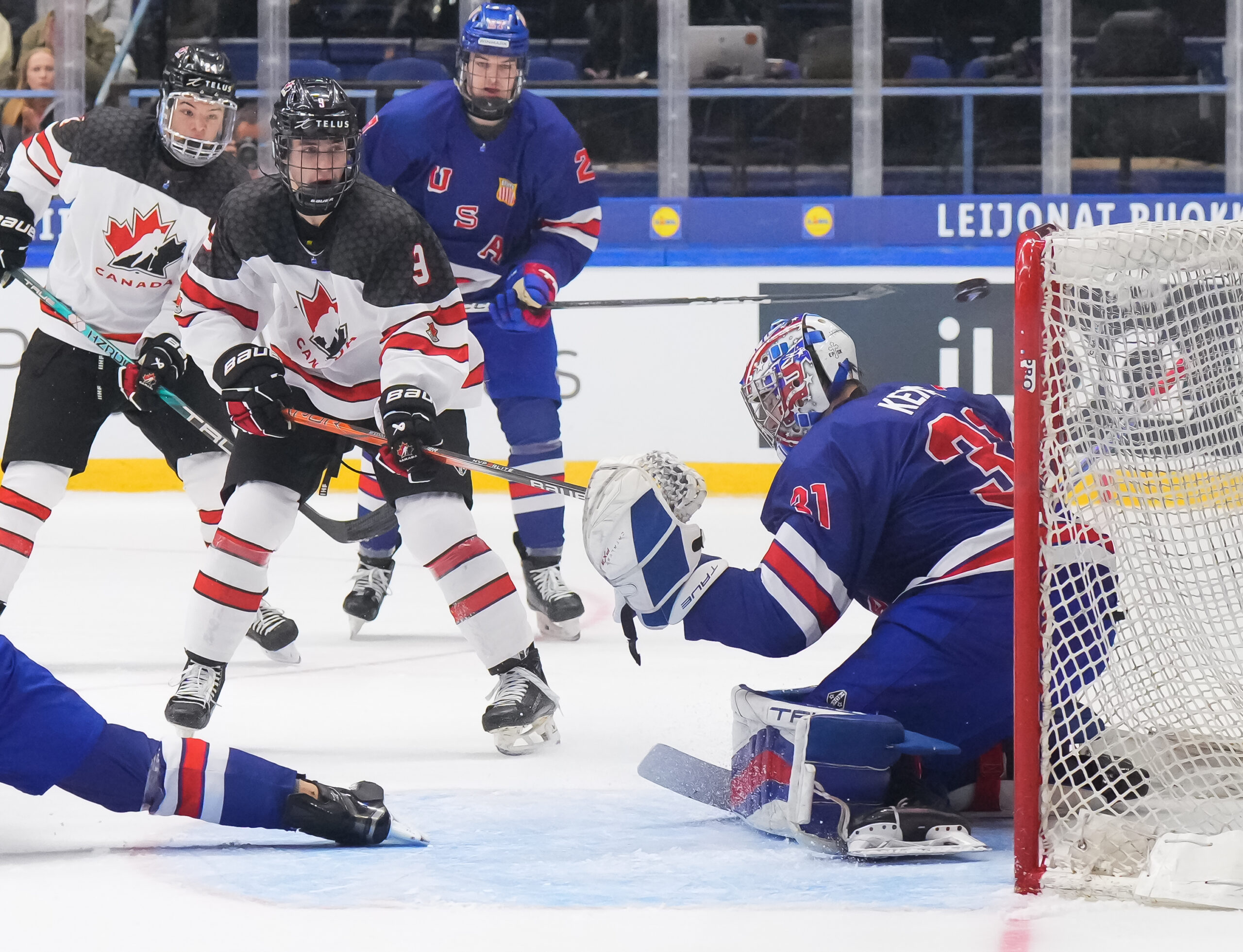 McKenna scores hat-trick, Team Canada Golden at U18's - Medicine Hat Tigers