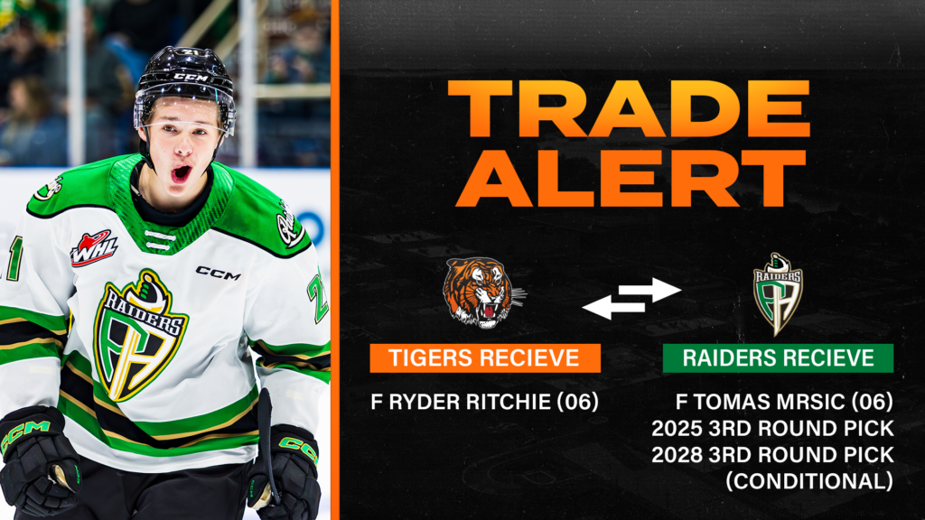 Tigers Acquire Ritchie from Prince Albert In Exchange for Mrsic ...