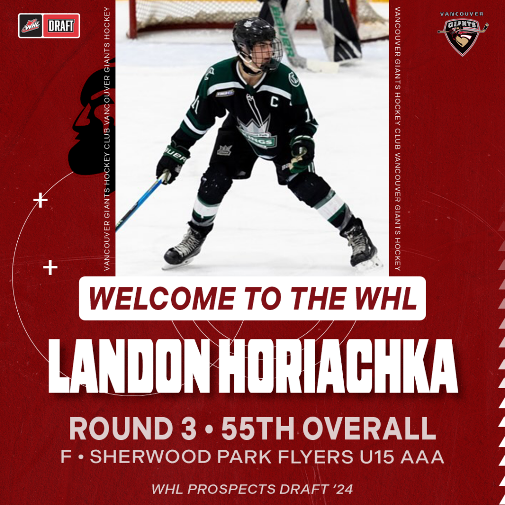 Giants 2024 WHL Draft Tracker - Vancouver Giants