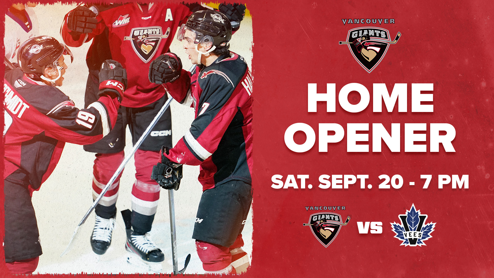 Giants to Open 2025-26 Season at Home vs. Expansion Vees - Vancouver Giants