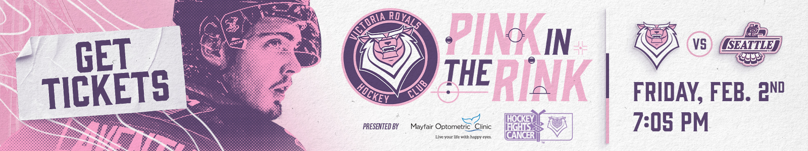 PINK IN THE RINK | HOCKEY FIGHTS CANCER - Victoria Royals