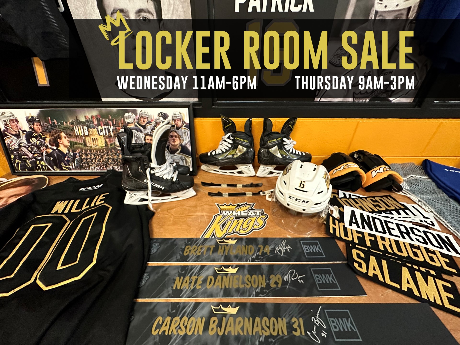 Wheat Kings Locker Room Sale Begins Today - Brandon Wheat Kings
