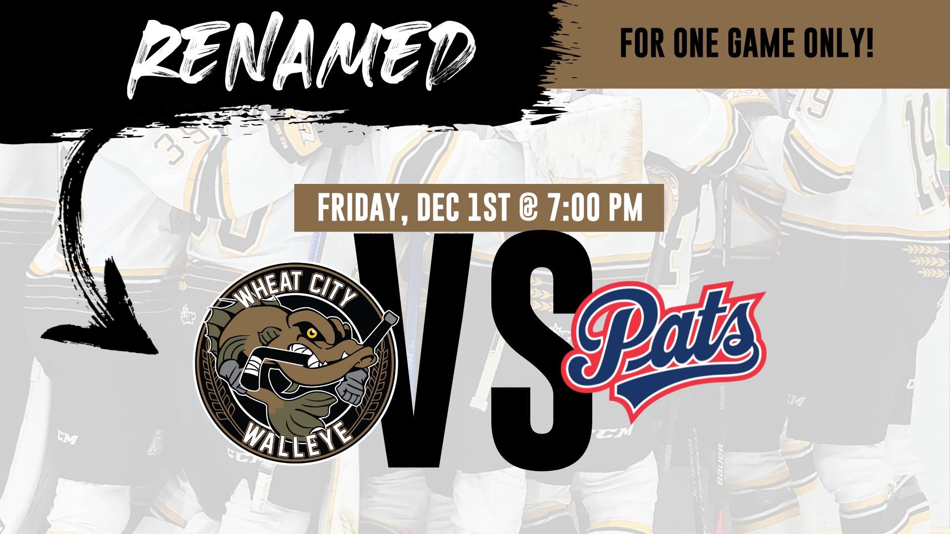 Wheat Kings Turn Walleye For One Night - Brandon Wheat Kings