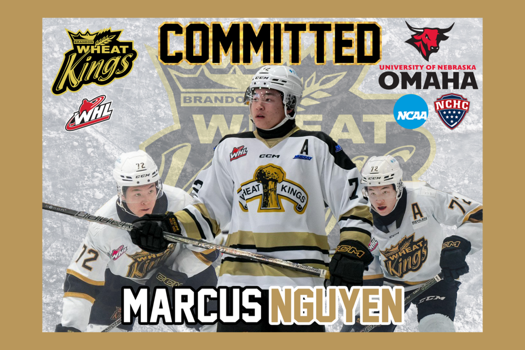 Brandon Wheat Kings Marcus Nguyen Commits to the University of Nebraska ...