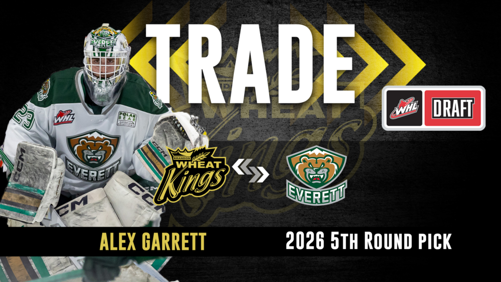 Wheat Kings call up 2 players and make trade to acquire Alex Garrett (G ...