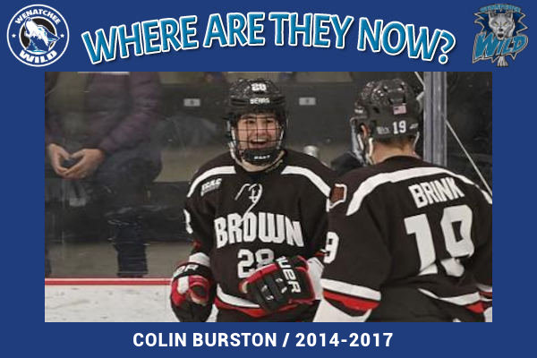 “WHERE ARE THEY NOW?” – Colin Burston - Wenatchee Wild
