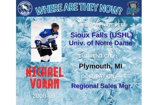 WHERE ARE THEY NOW? – Michael Voran - Wenatchee Wild