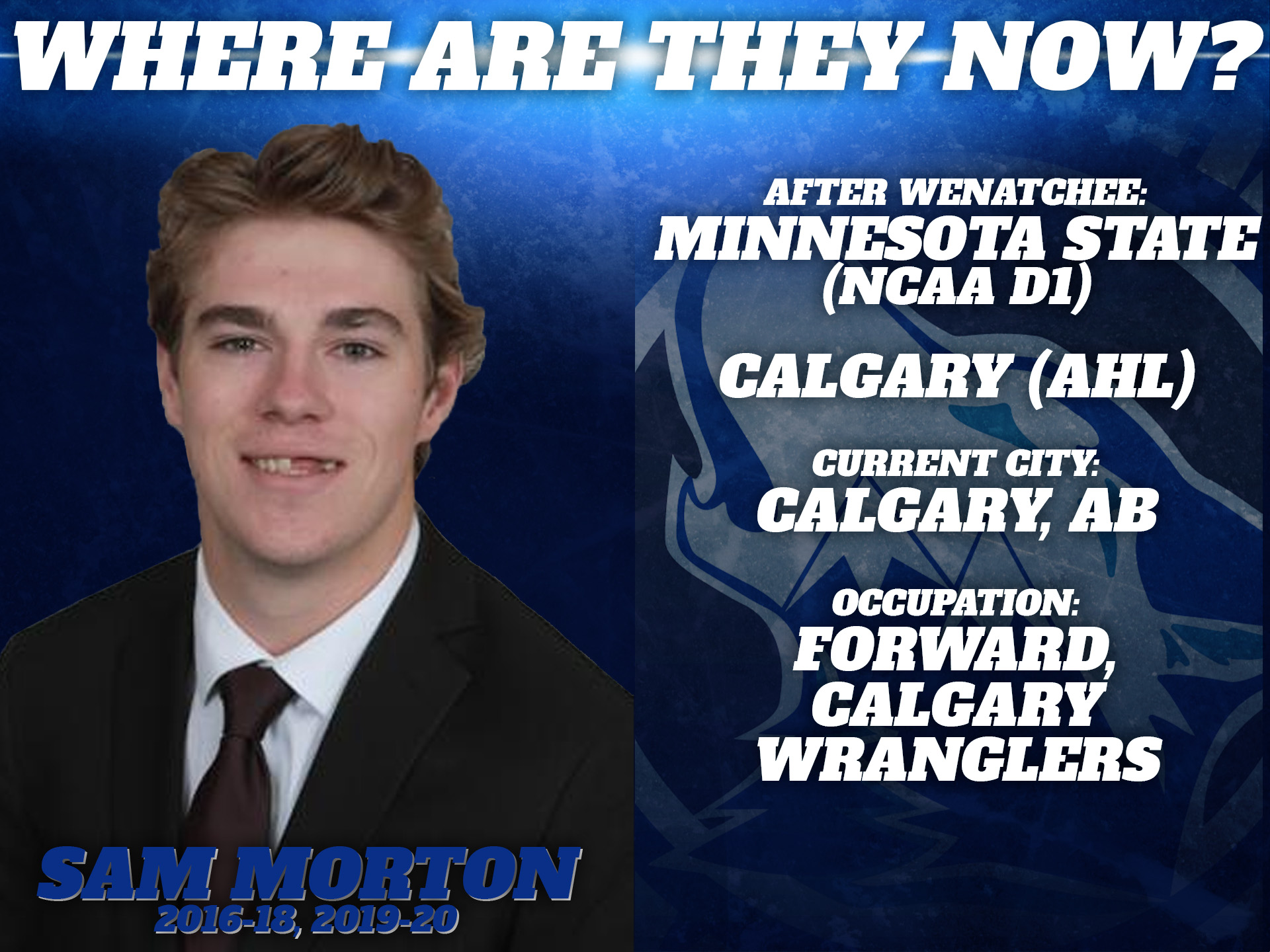 Where Are They Now: Morton Catches Fire to Open Pro Hockey Career - Wenatchee Wild