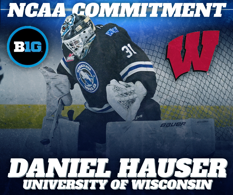 Wild Goaltender Hauser Announces Commitment to Wisconsin - Wenatchee Wild