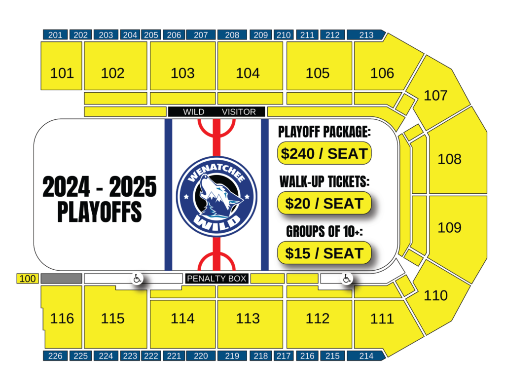 2025 Playoff Packages - Wenatchee Wild