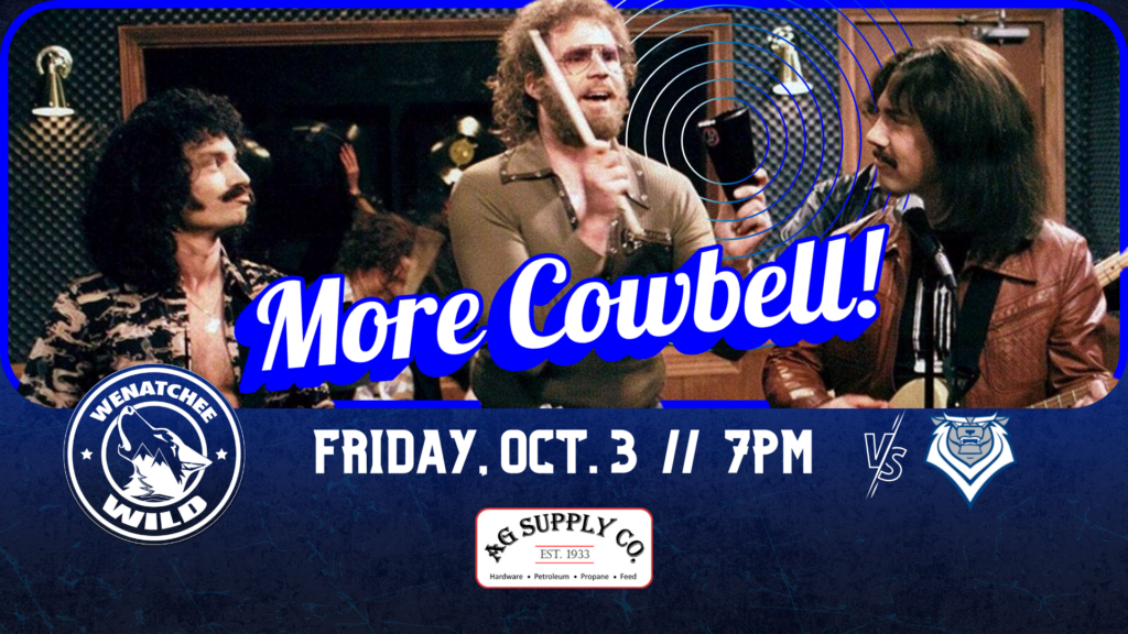 October 3 2025 More Cowbell Wenatchee Wild