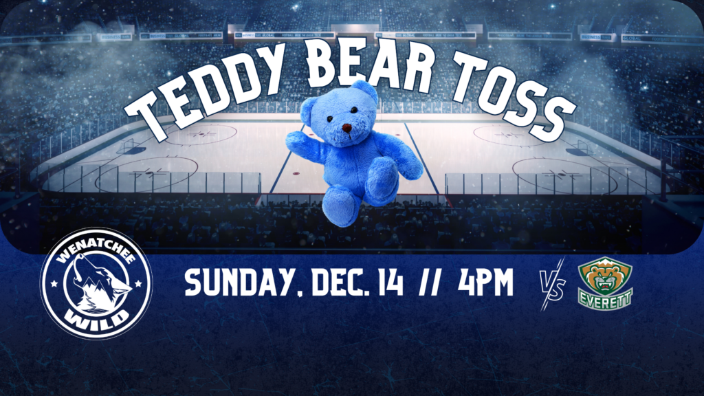 December 14, 2025 - Teddy Bear Toss - Wenatchee Wild