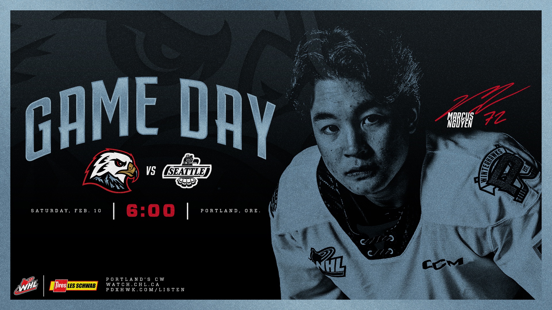 Game Day Hub: February 10 vs. Seattle - Portland Winterhawks