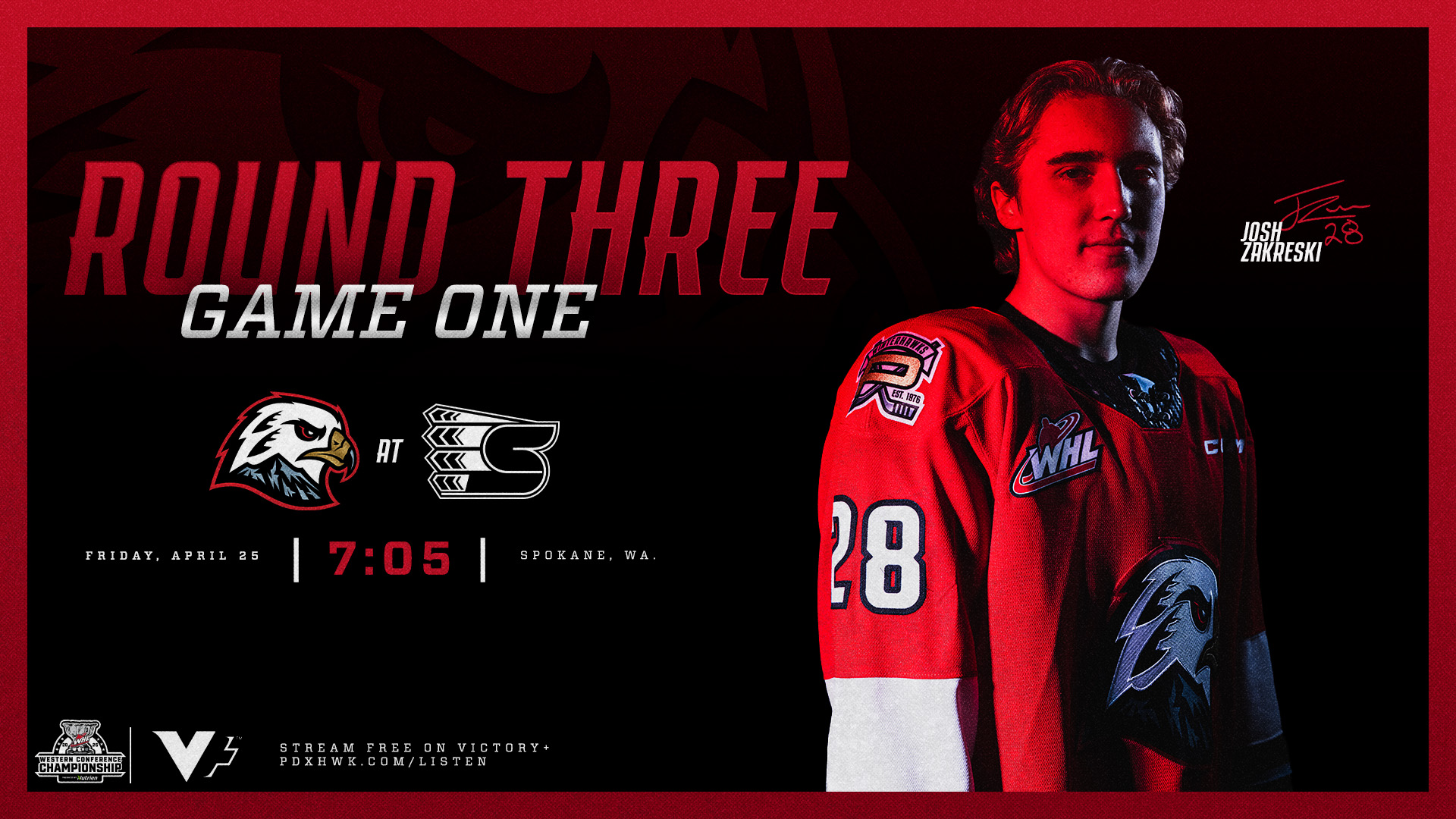Game Day Hub: Round 3, Game 1 at Spokane Chiefs - Portland Winterhawks