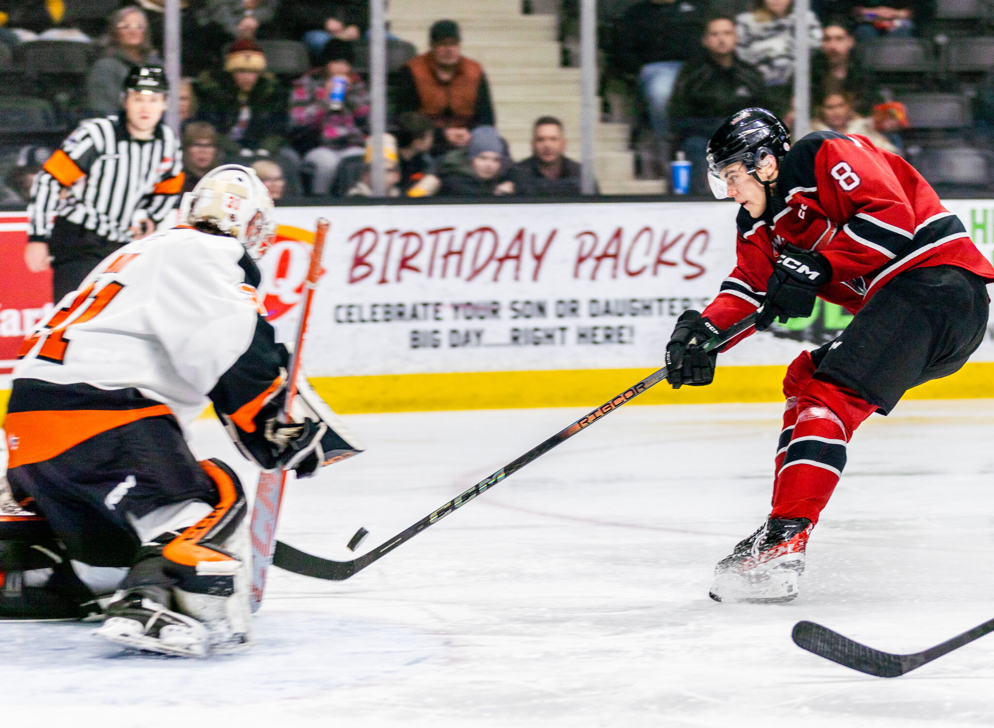 Larson hat trick fuels Rebels win over Tigers - Red Deer Rebels