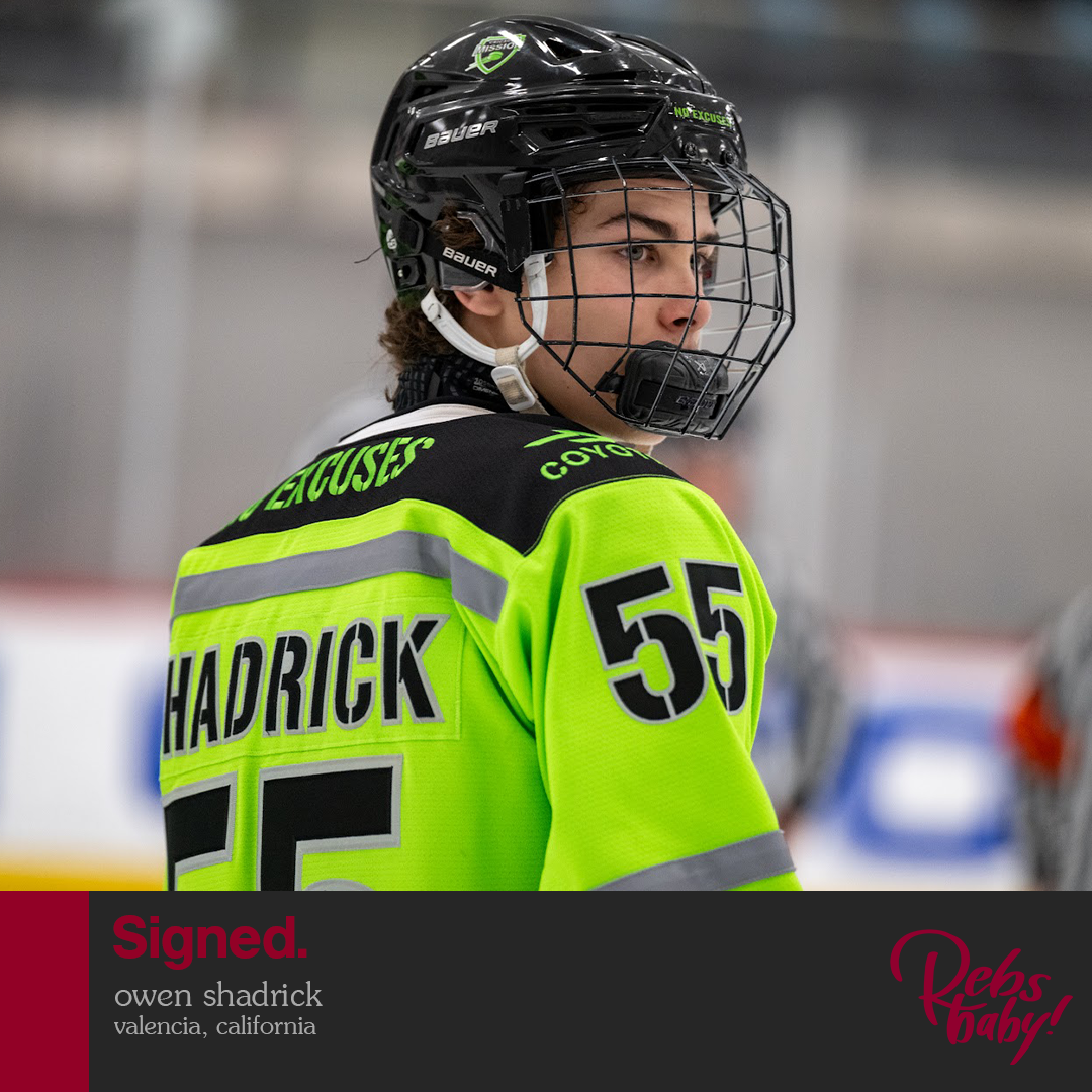 American forward Owen Shadrick signs with Rebels - Red Deer Rebels