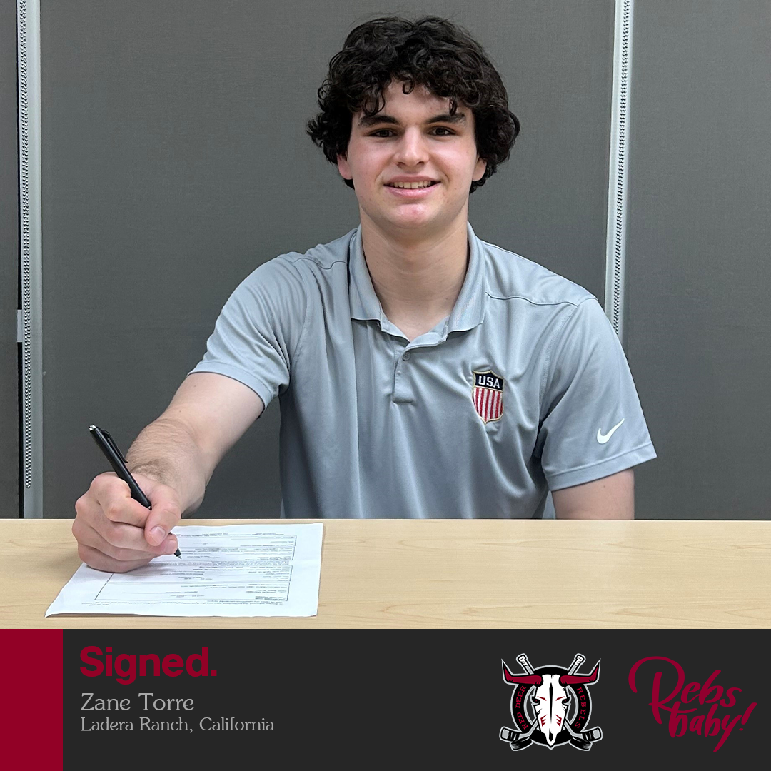 Recently acquired Zane Torre signs with Rebels - Red Deer Rebels