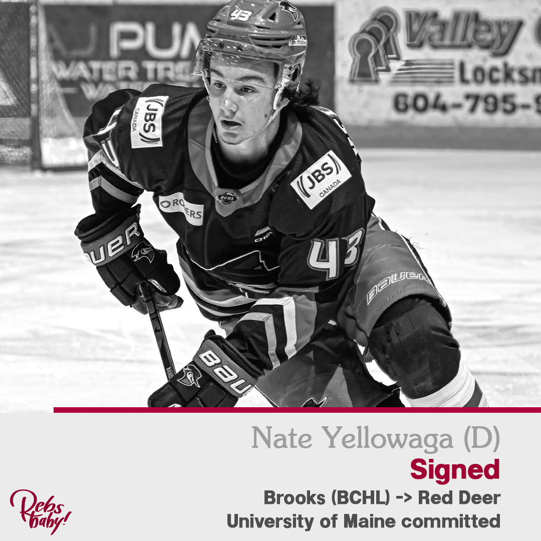 Defenceman Nate Yellowaga signs with Rebels - BVM Sports