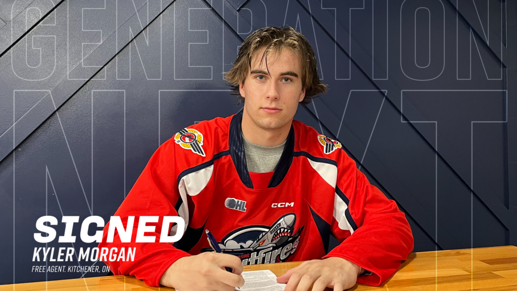 Spitfires Sign Free Agent Kyler Morgan to an OHL Scholarship and ...