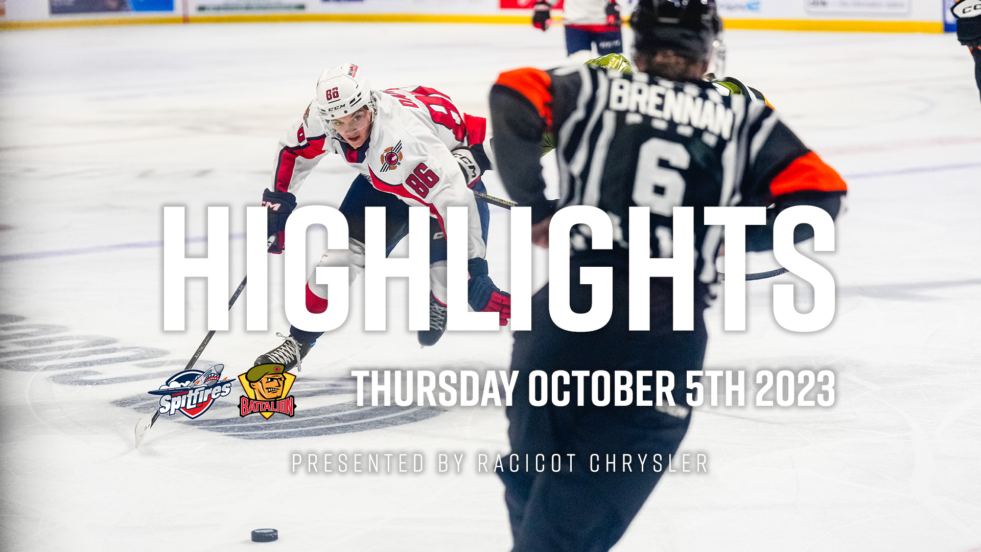 HIGHLIGHTS: NB (4) @ WSR (5) - OT - Windsor Spitfires