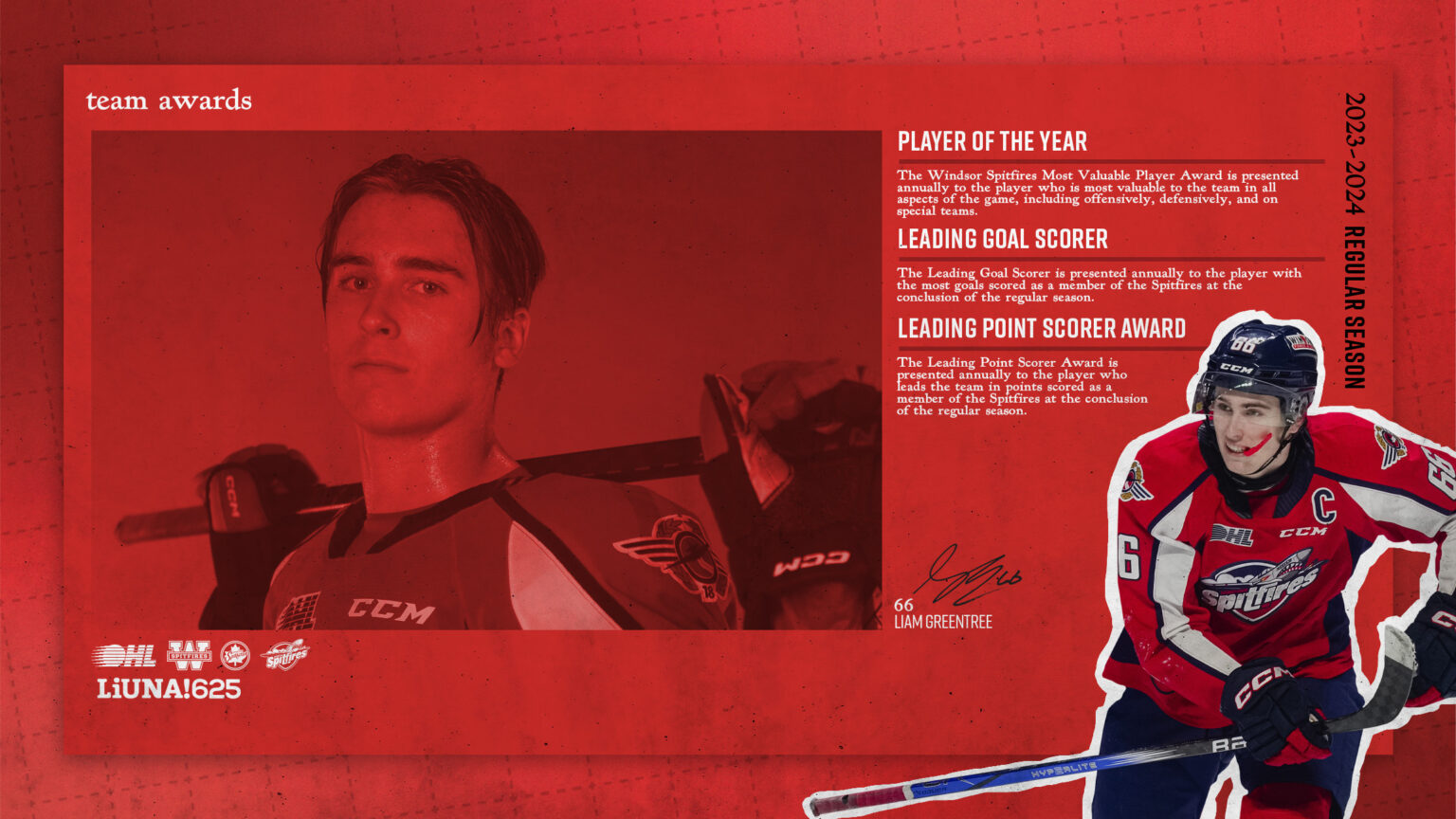 Spitfires Team Awards 2024 - Windsor Spitfires