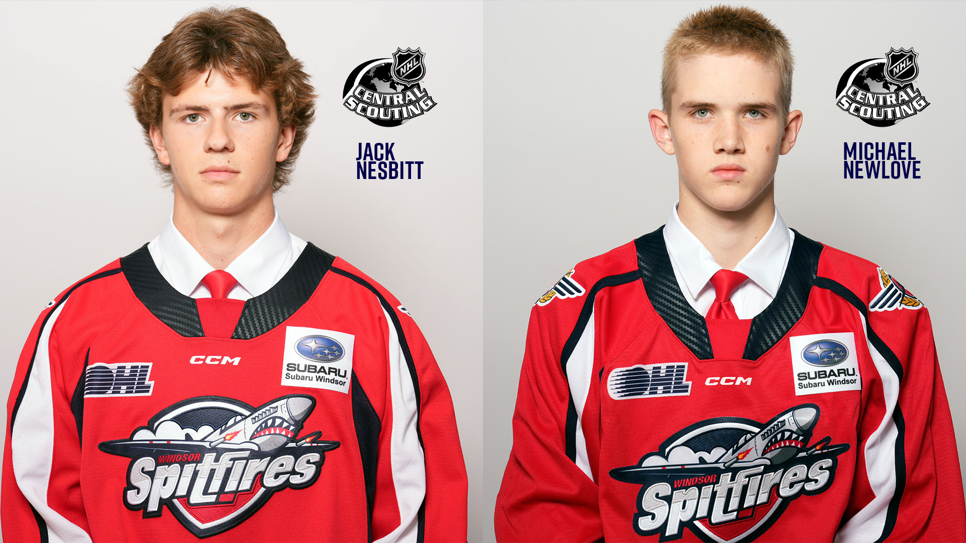 Two Spitfires Named to NHL Central Scouting Watchlist - Windsor Spitfires