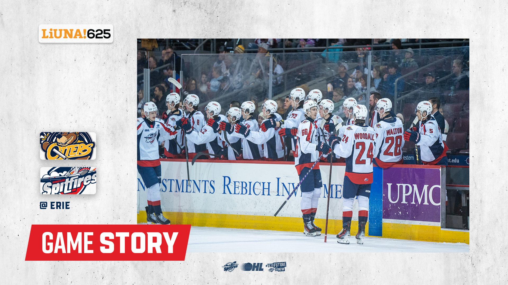 Spitfires Defeat Erie 7-5 in Wild Game - Windsor Spitfires