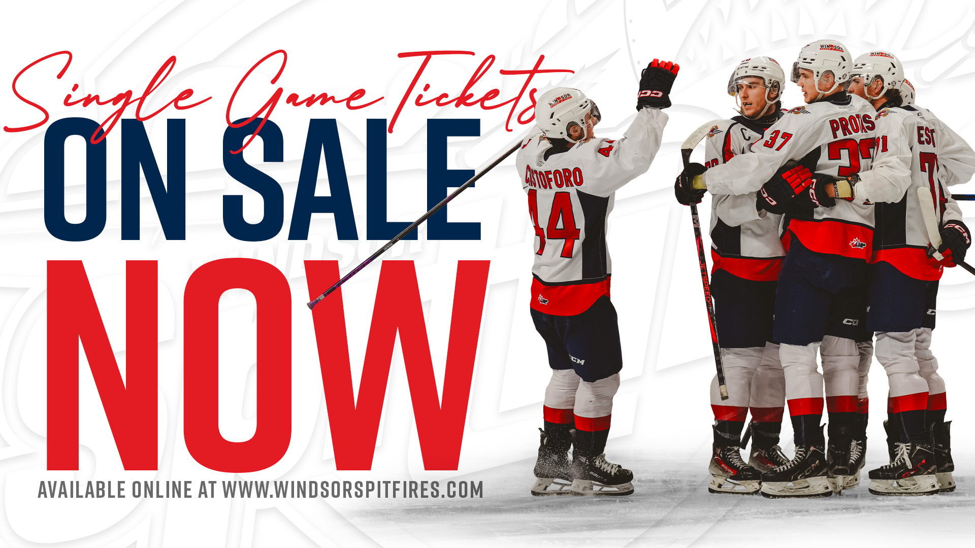 Windsor Spitfires Single Game Tickets | Go Spits Go! 💙