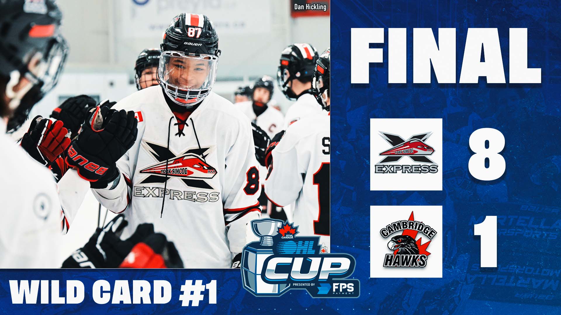 York-Simcoe defeats Cambridge in Wild Card opener - OHL Cup