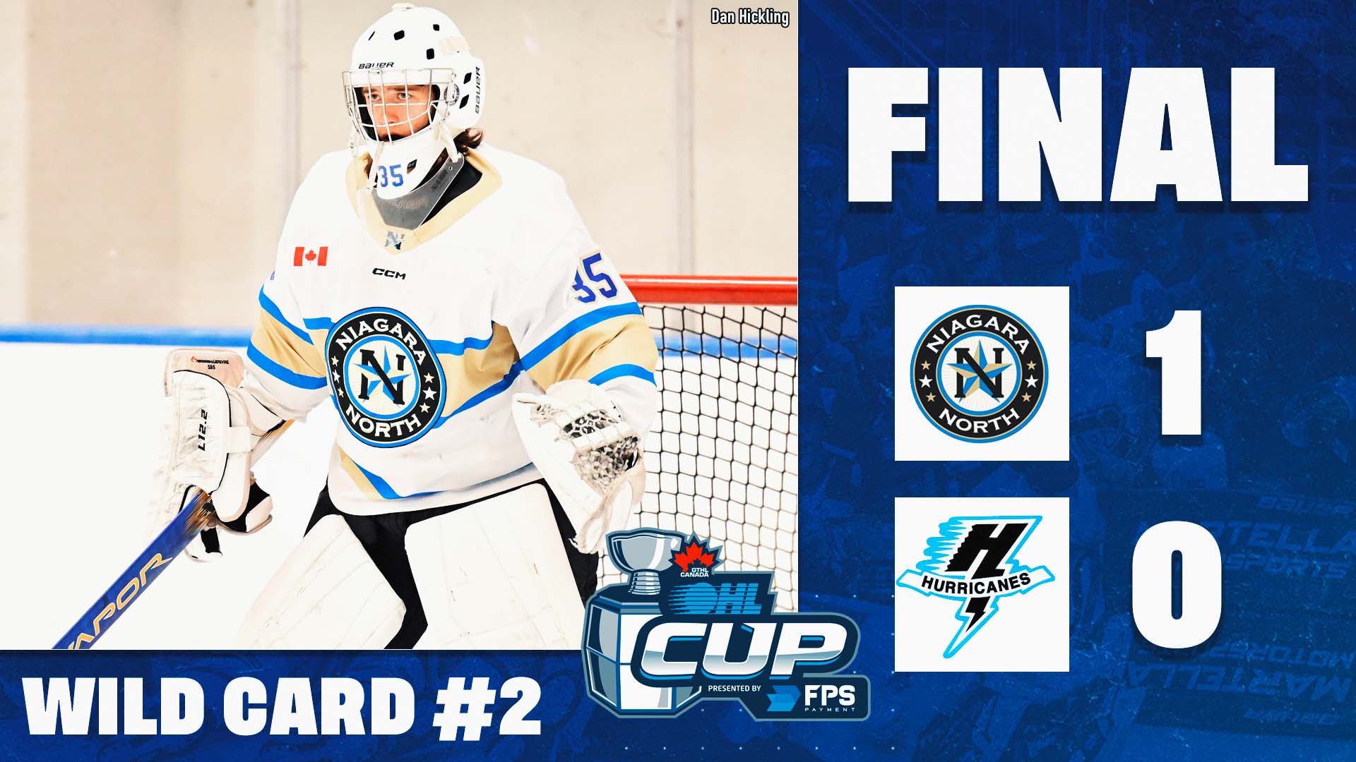 Edgcumbe's shutout powers Niagara North into OHL Cup - OHL Cup